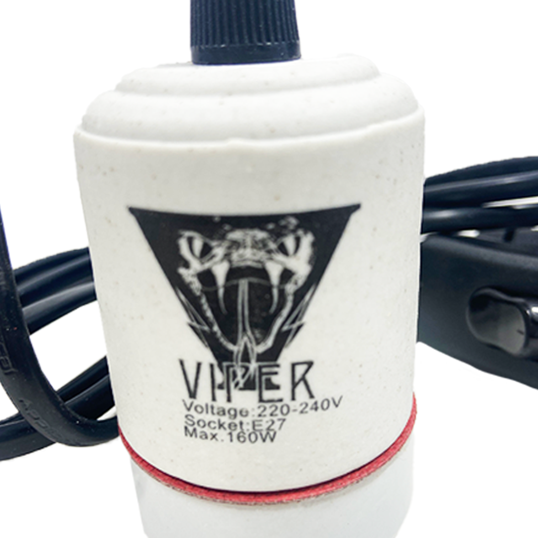 Reptile Ceramic Fitting & Lead | Buy Online | Viper Reptile